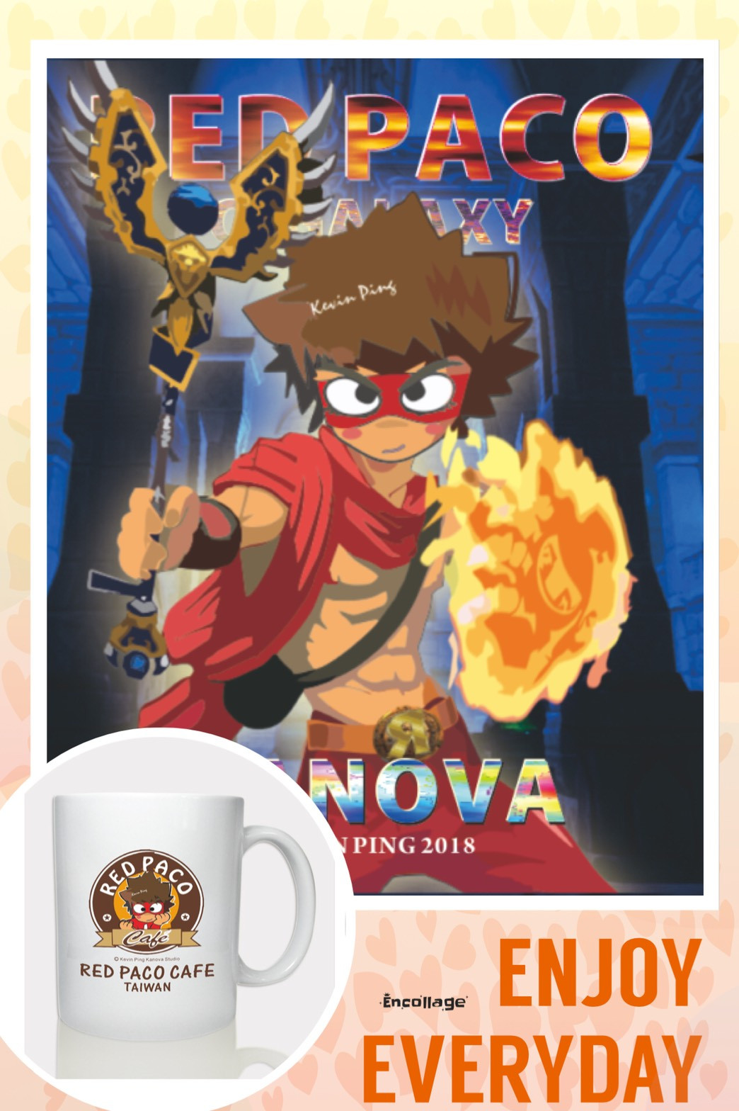 《RED PACO瑞德帕可》超級英雄“咖啡馬克杯”2018記念款｜flyingV